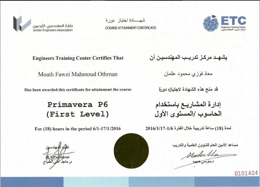 Moath Othman - Senior Planning Engineer - Green Palace Contracting & Maintenance L.L.C | LinkedIn